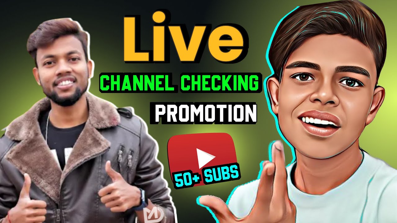 Live Channel Checking and Free Promotion - YouTube