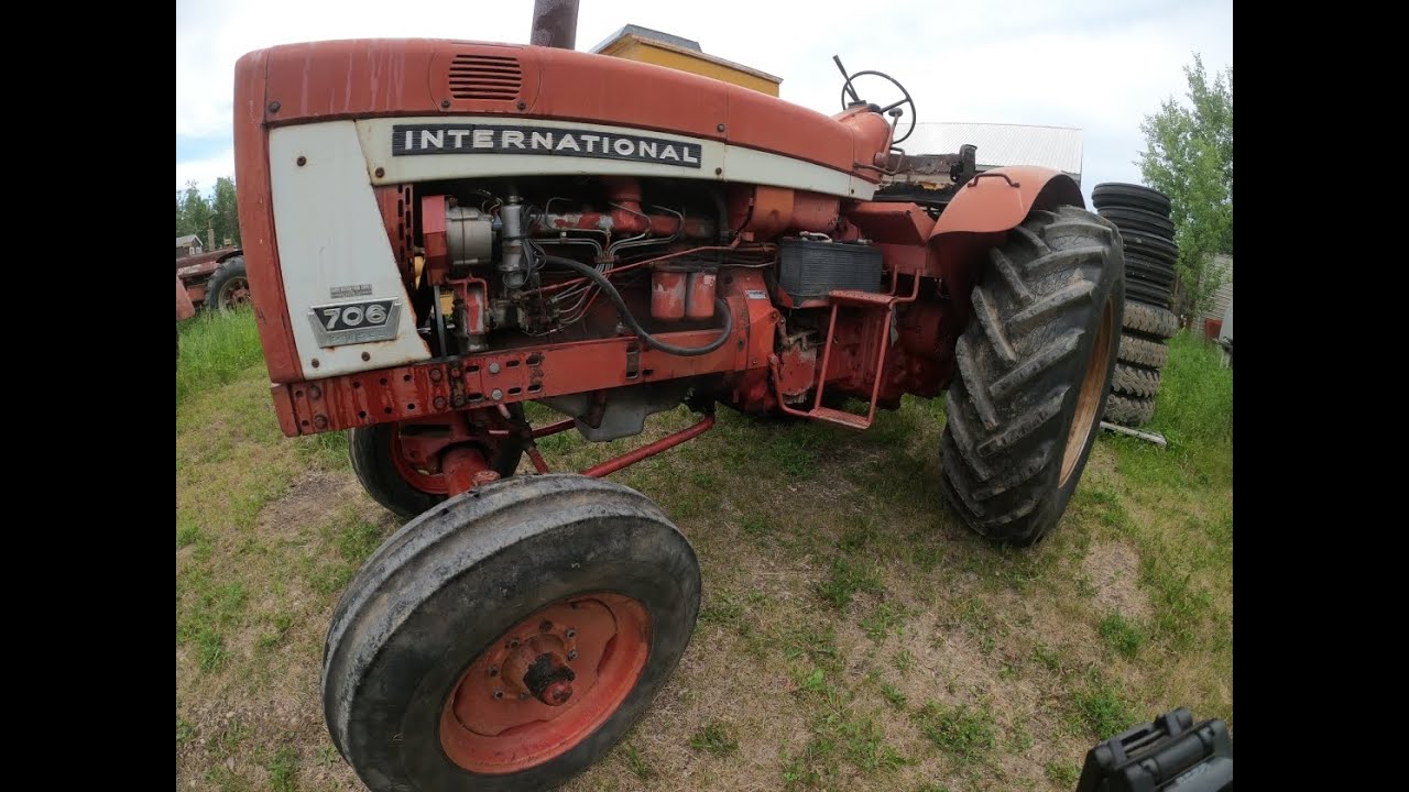 Reviving a D-310 Powered International 706 - YouTube