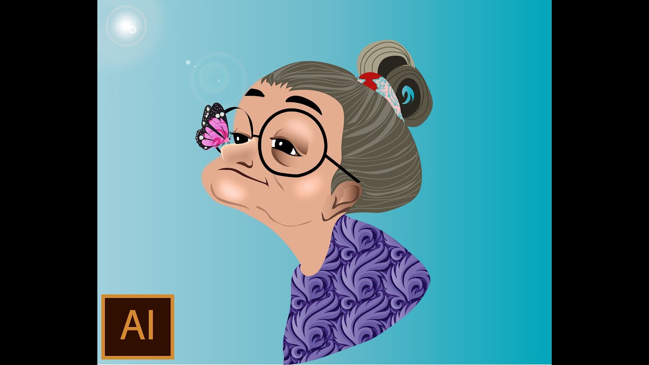 Vector Illustration-Speed Art| Cartoon designing using-Adobe ...