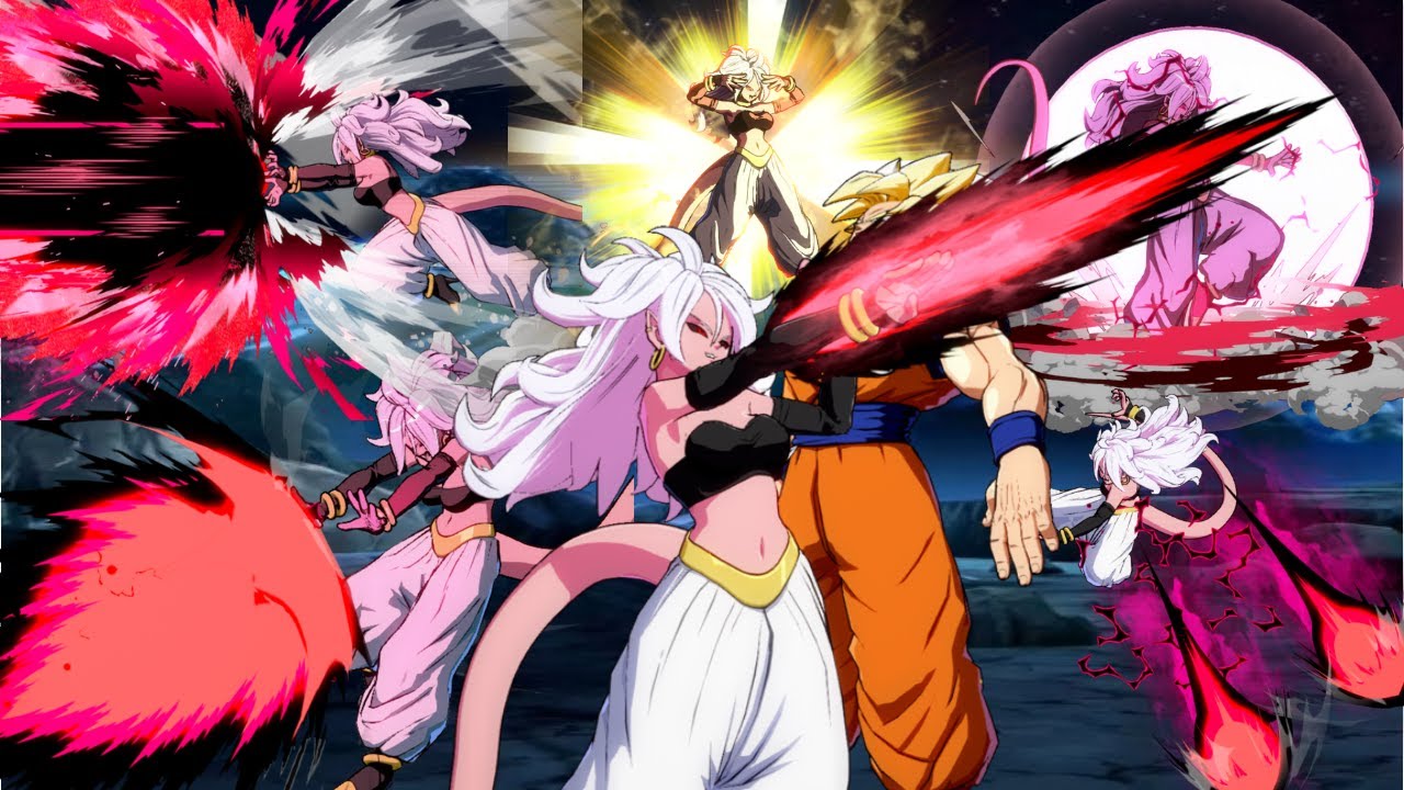 Android 21 Absorbed Abilities Montage DBFZ - YouTube