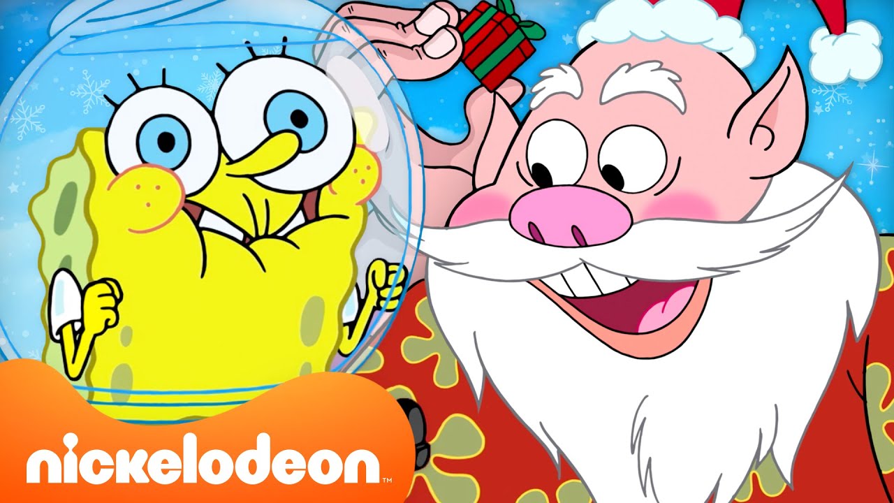 Every Santa Appearance In Nicktoons w/ SpongeBob, Rugrats & MORE! 🎅 30 ...