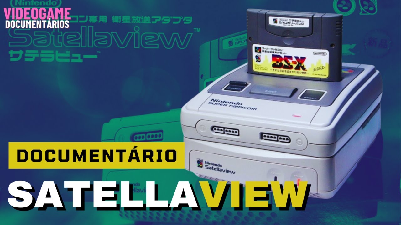 SATELLAVIEW I Conheça o acessório para o Super Nintendo, que permitia ...