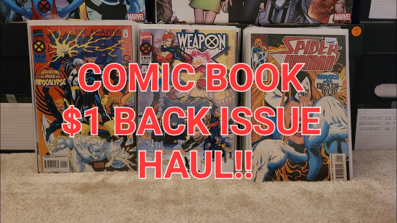JUNKIES COMIC BOOK BACK ISSUE HAUL!! #comicbooks #haul - YouTube