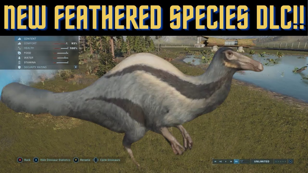 Using *NEW* FEATHERED SPECIES DLC - How I Created Cretaceous Land in ...