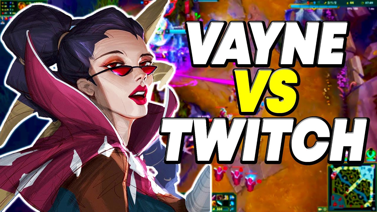 HOW TO PLAY AGAINST TWITCH AS VAYNE? ADC VAYNE GAMEPLAY - Bot Lane Vayne - YouTube