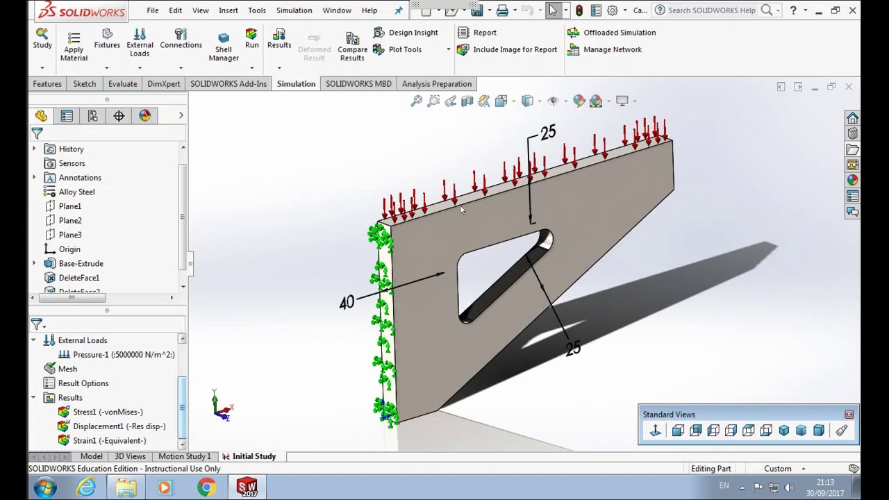 Optimization Tutorial - SolidWorks 2017 - YouTube