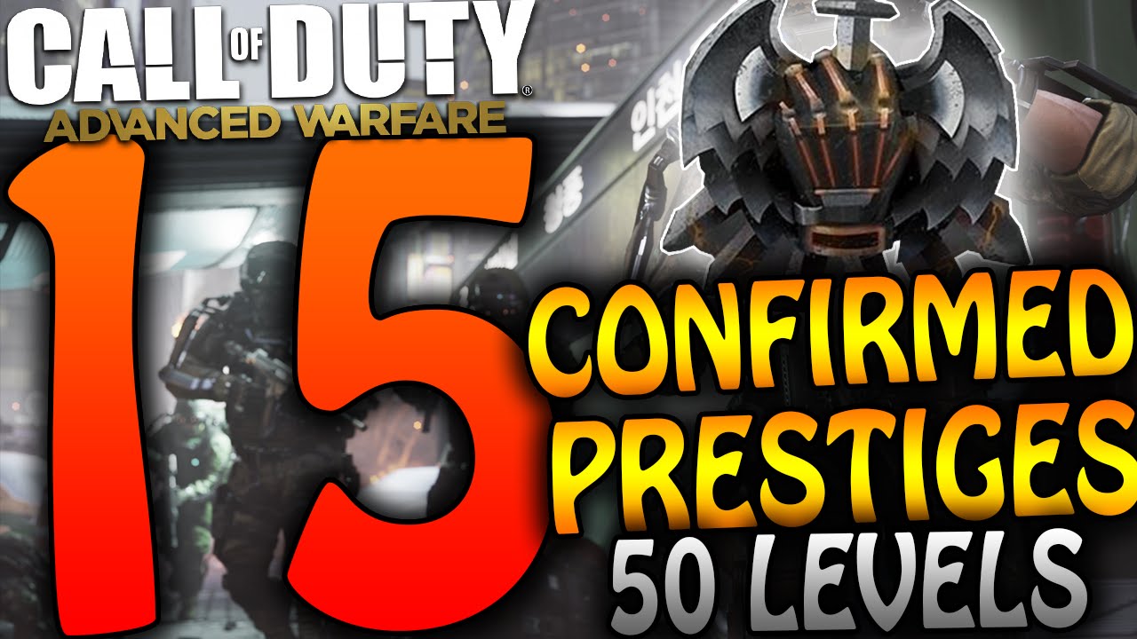 COD: Advanced Warfare - "15 PRESTIGES + MAXED LEVEL" - 7 Prestige Icon ...