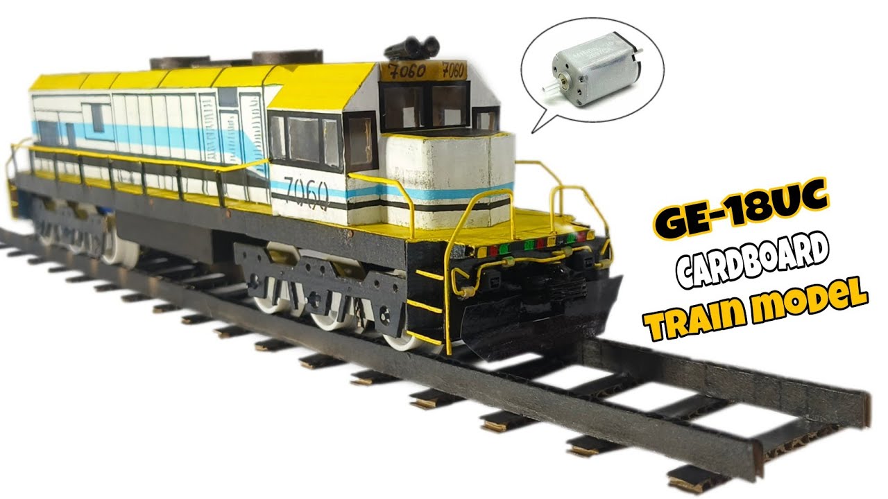 How To Make GE-18UC Locomotive with Cardboard ("DUCKFACE" CC201 ...