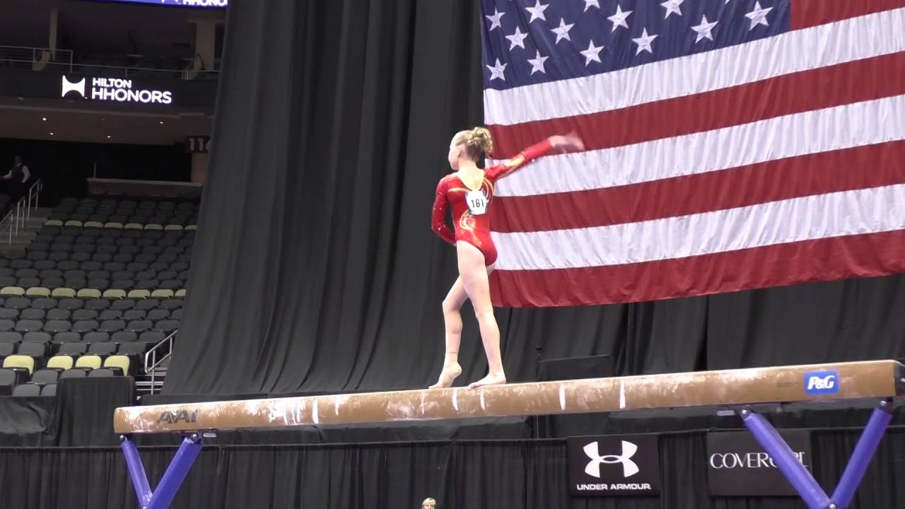 Molly Frack - Balance Beam - 2014 P&G Championships - Jr. Women Day 1 ...