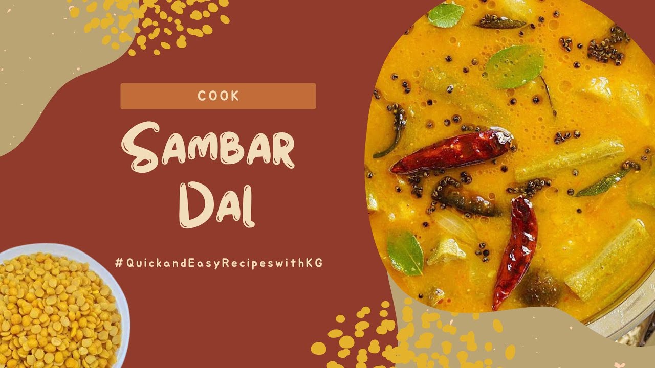 Quick and Delicious Sambhar Recipe Easy South Indian Sambhar in 7 ...