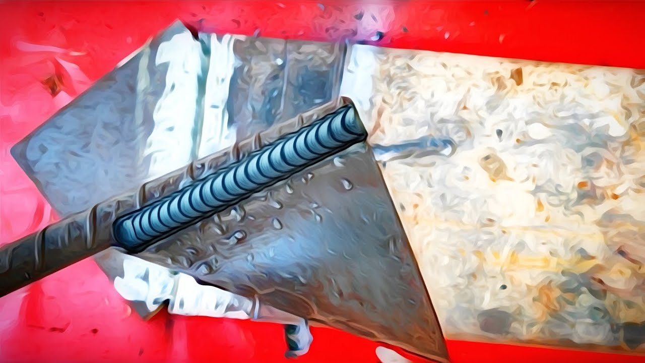 how to weld | Strong Welding Technique: Plate to Rebar - YouTube