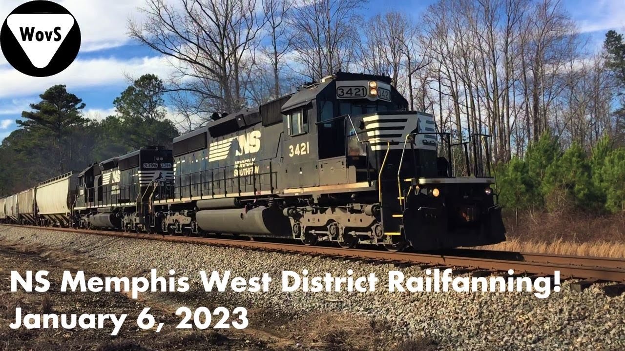 [HD] NS Memphis West District Railfanning on January 6, 2023! - YouTube