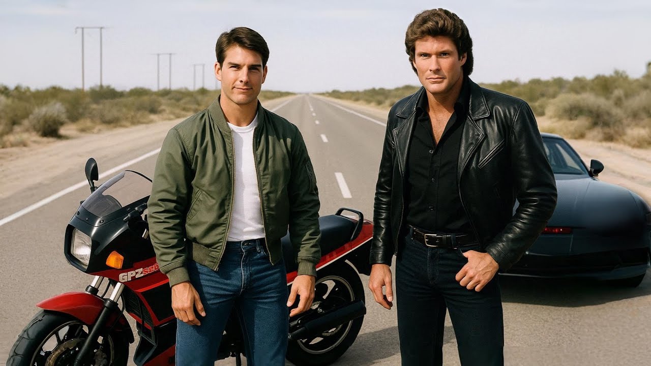 Knight Rider vs. Top Gun - Maverick and Michael Knight: Friendly ...