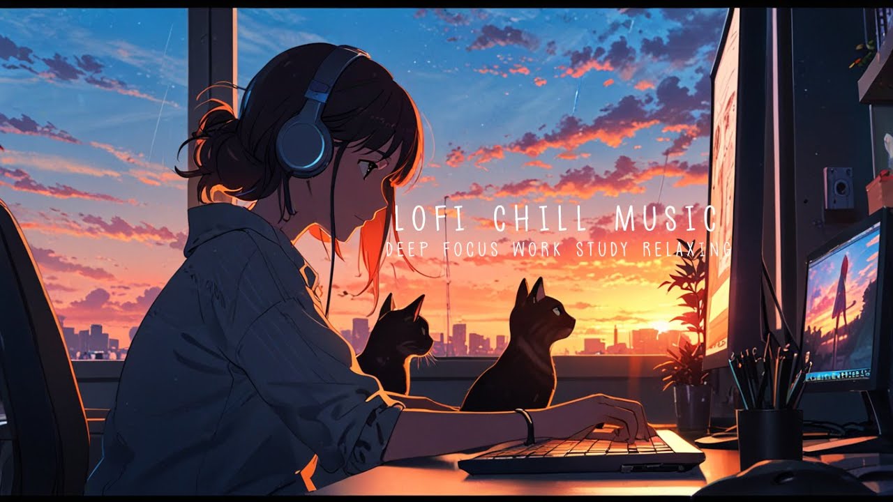 Chill Work Music lofi jazz- Lofi Deep Focus Work/Study Concentration [chill lo-fi hip hop beats ...