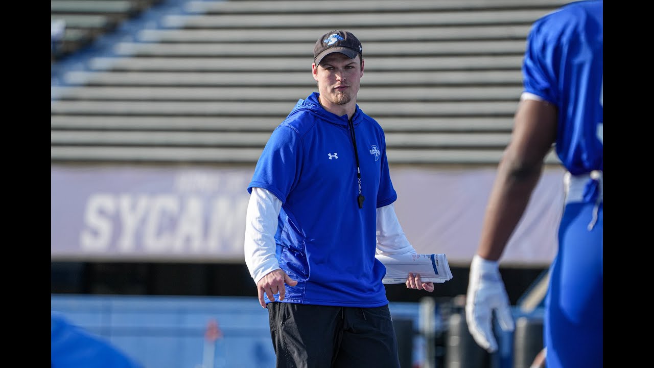 FB: Spring Football 1 on 1 - Logan Hale Interview - YouTube