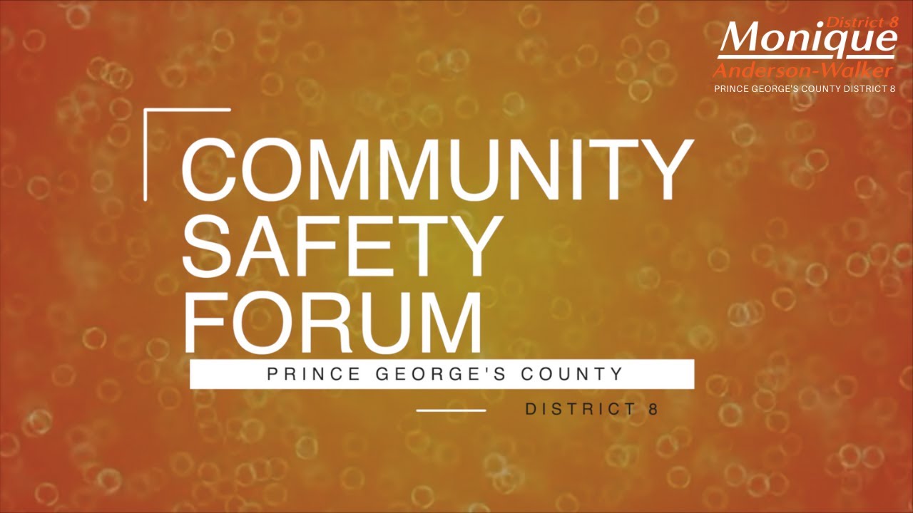 Community Safety Forum Announcement - YouTube