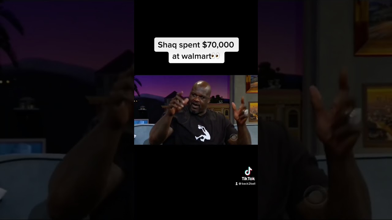 Shaq spend 70k at Walmart… - YouTube