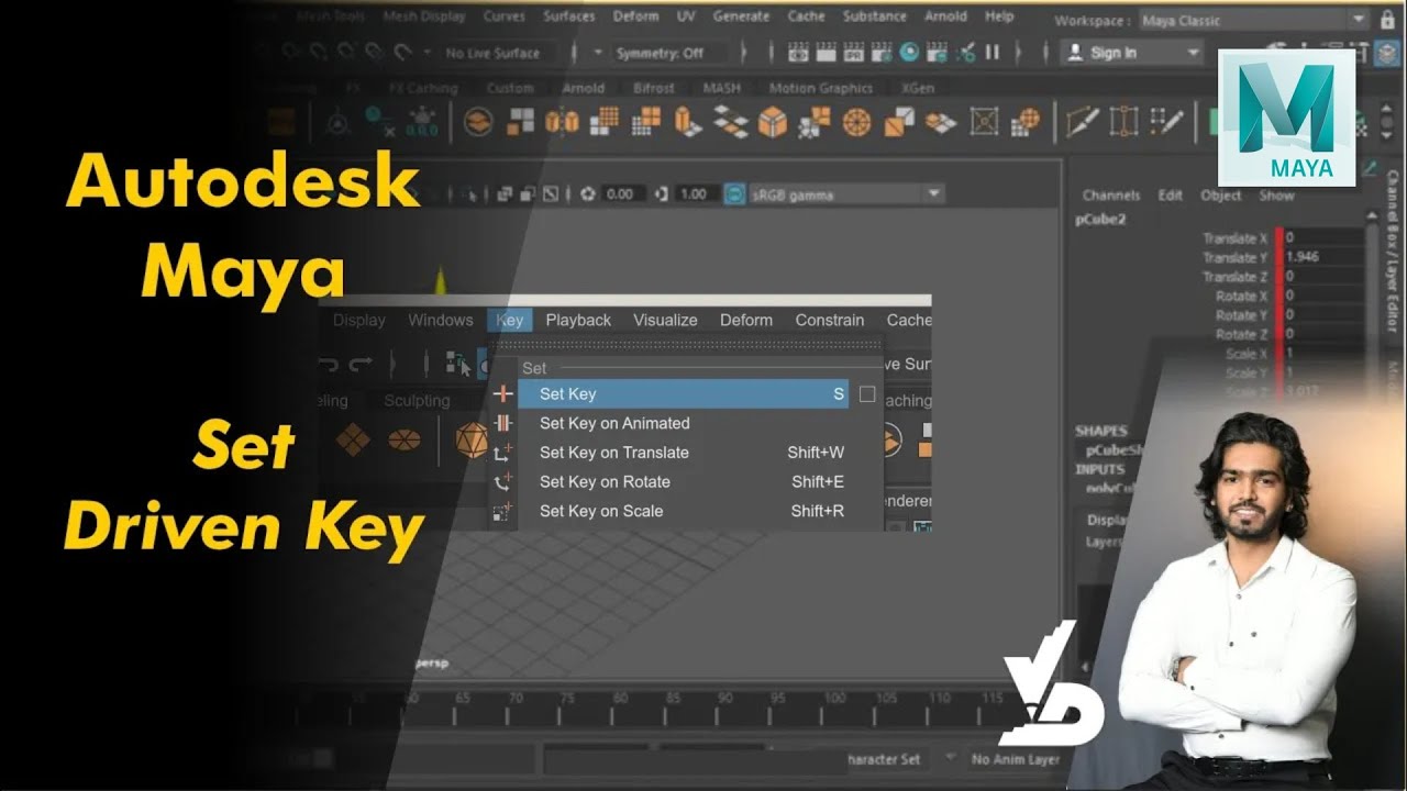 Autodesk Maya | Set Driven Key - YouTube