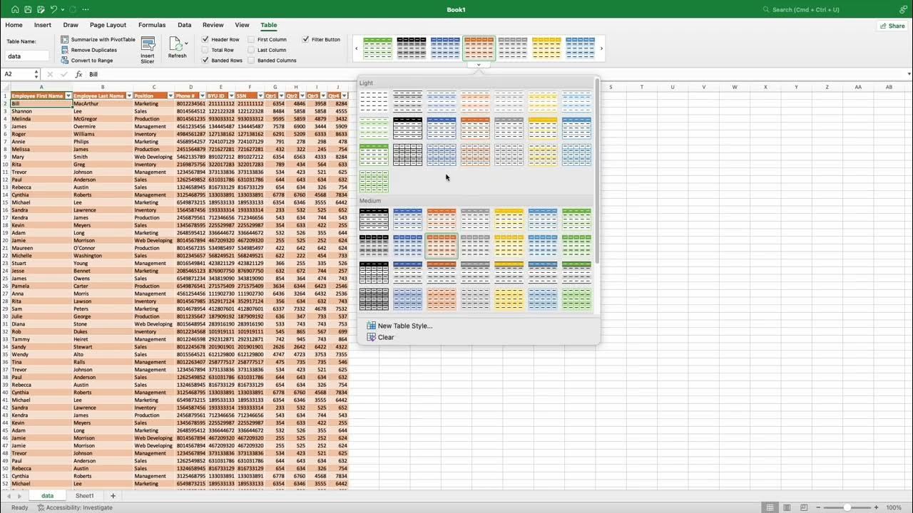 Excel Day 2 Screencast - YouTube