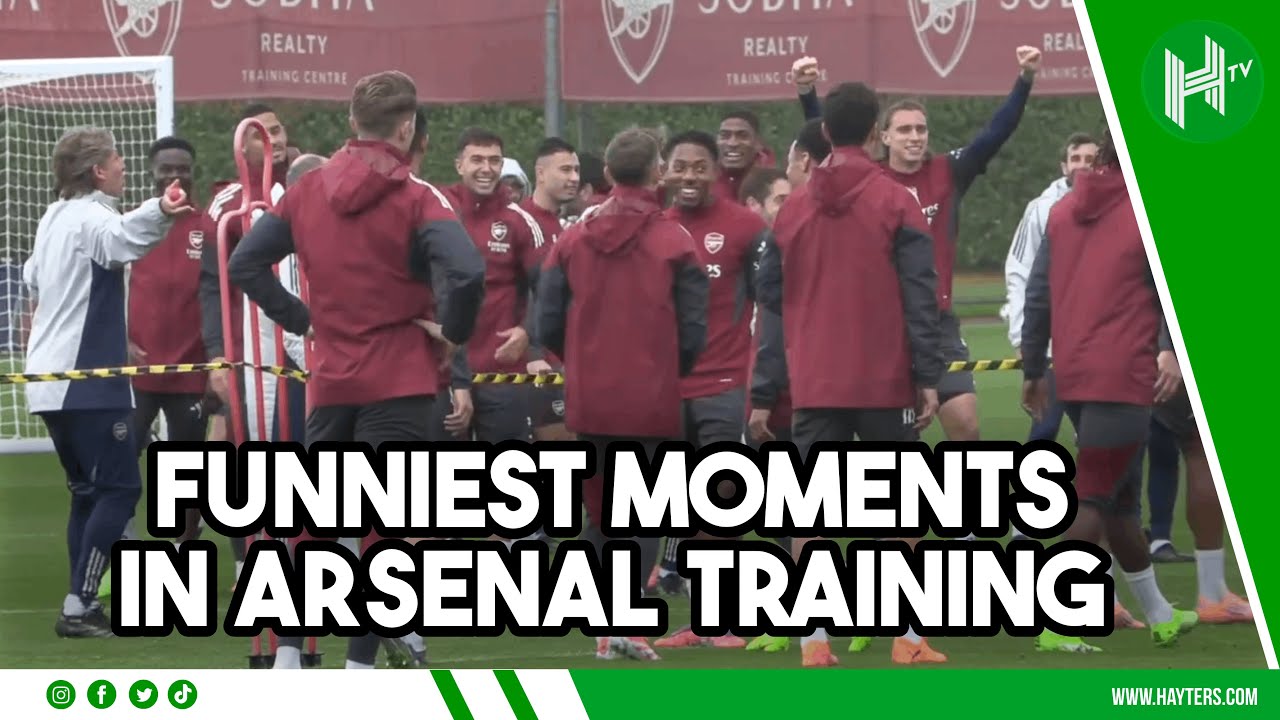 The FUNNIEST Arsenal training ground moments - YouTube