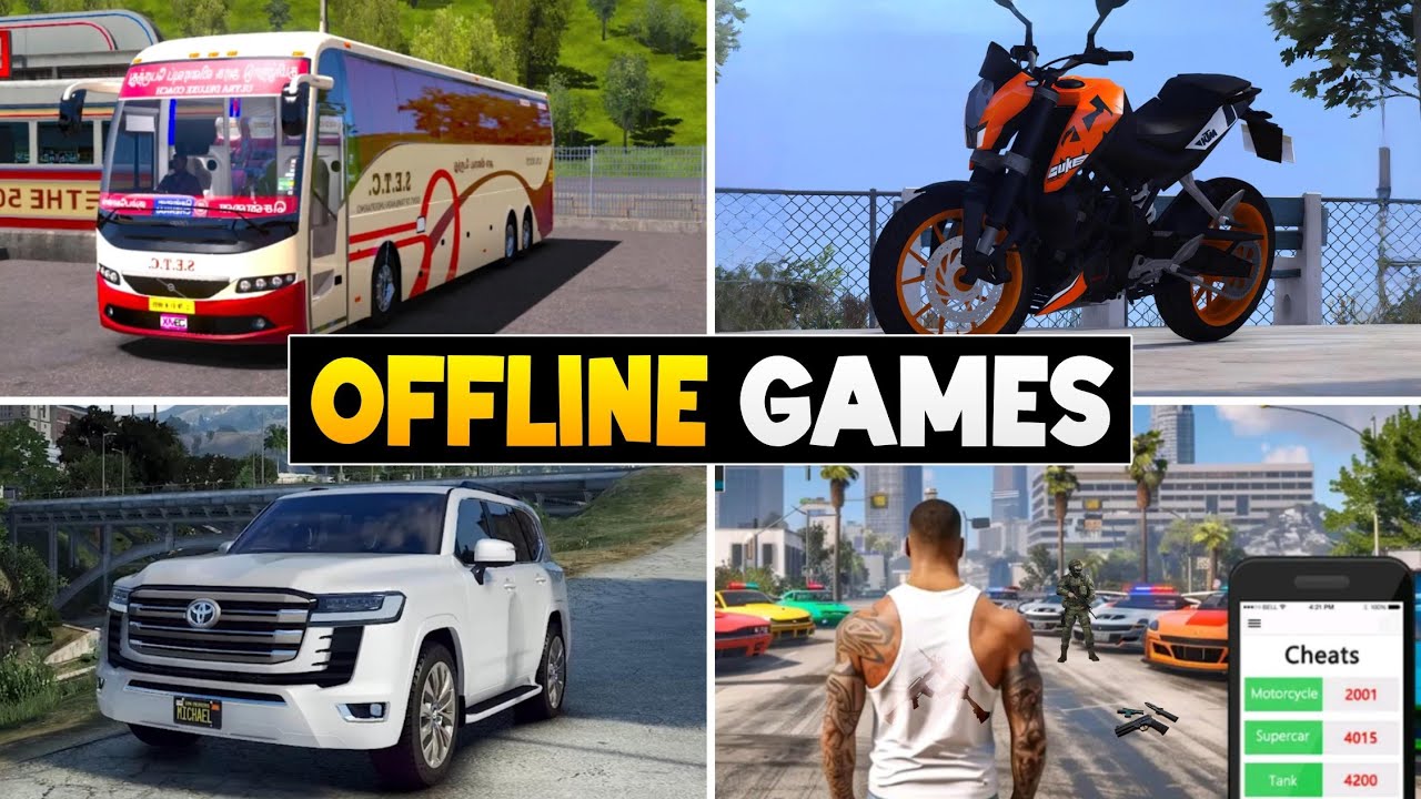 TOP 5 BEST OFFLINE GAMES FOR ANDROID & IOS 2025/BEST OFFLINE GAMES FOR ...