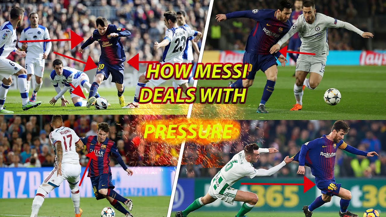 Messi Dealing with Pressure | Legendary Football Moments | Soccer ...