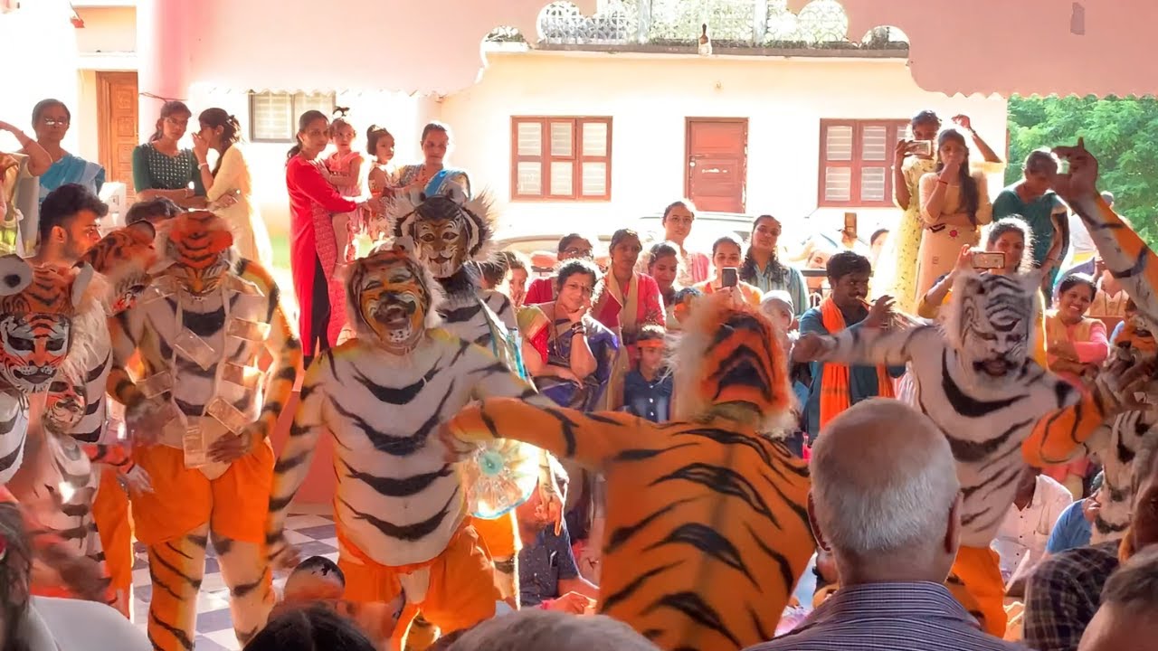 SVT Kallianpur GSB Tiger Dance | Chowthi Hulivesha | Udupi Tiger Dance ...