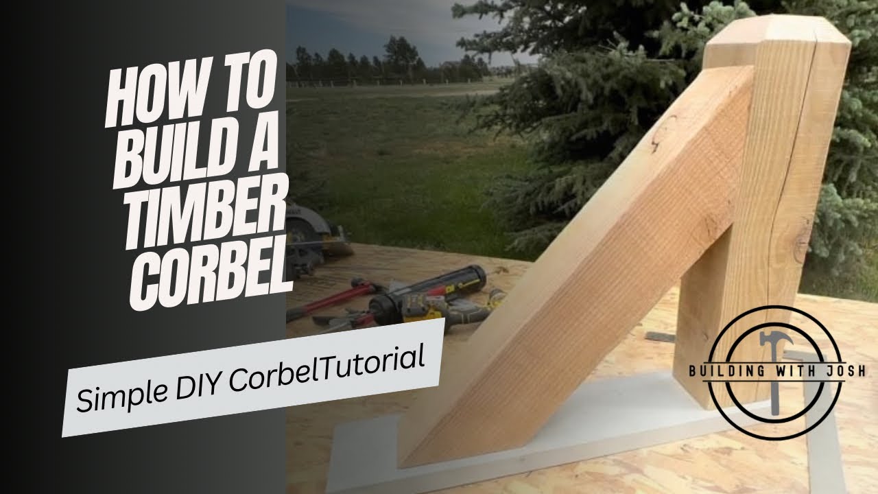 SIMPLE TIMBER CORBEL TUTORIAL - YouTube