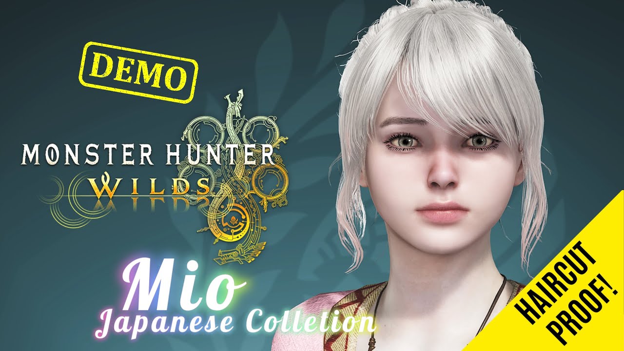 MONSTER HUNTER WILDS CUTE GIRL CHARACTER CREATION Japanese style ...