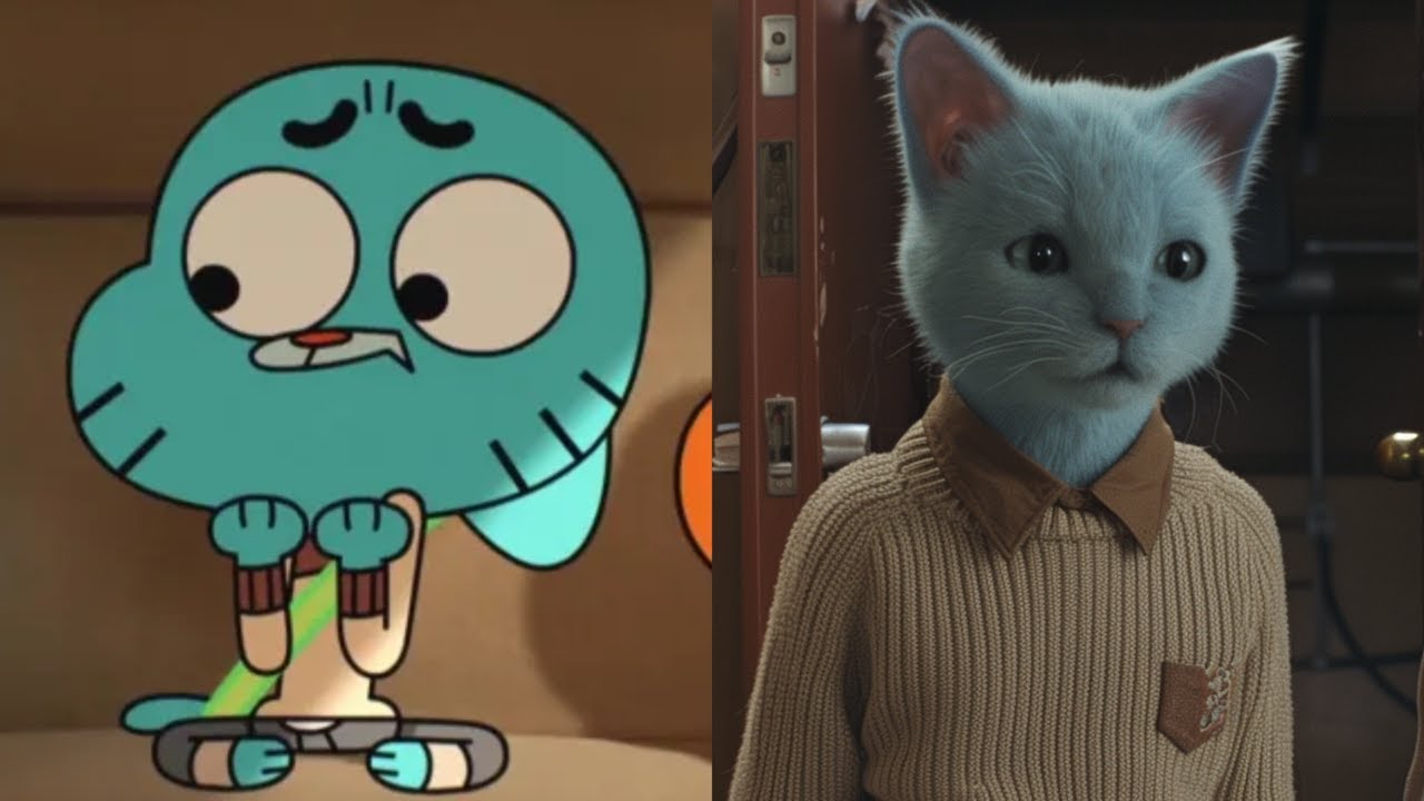 The Amazing World of Gumball Characters in Real Life - YouTube