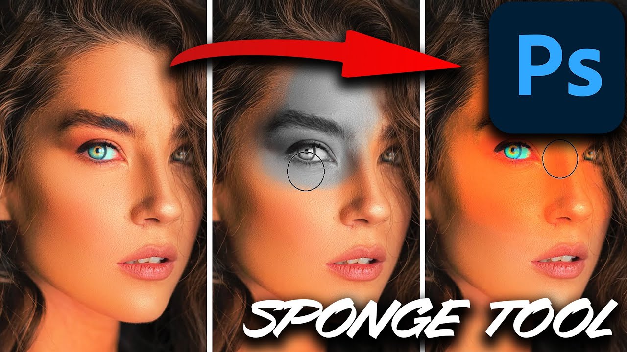 I Tested The Sponge Tool in Photoshop - YouTube