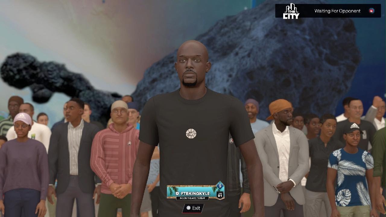 NBA 2K24 SHAQ BUILD 1V1 COURT 2V2 MYPARK - YouTube