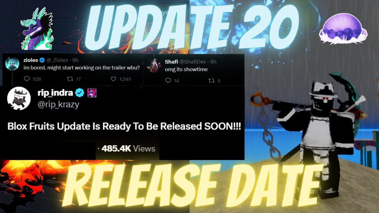 Blox Fruits Update 20 - Official Release Date & Trailer Soon? - YouTube