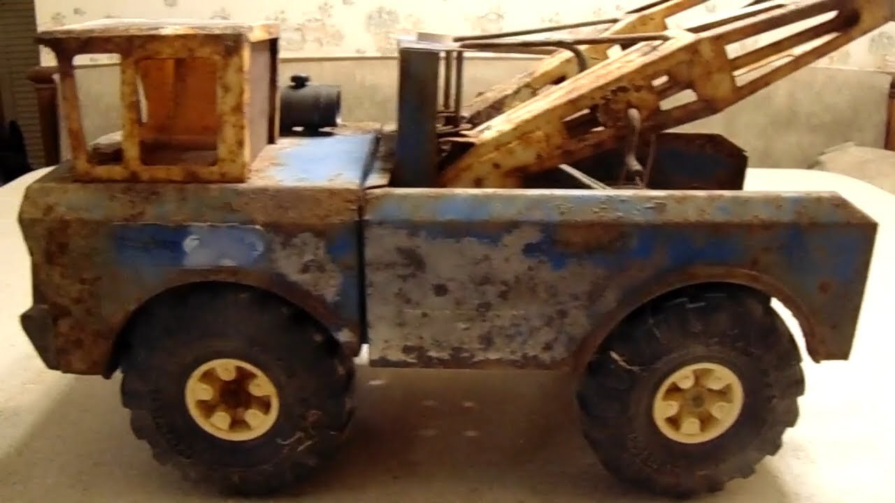 1970's Tonka Dual Boom Wrecker. (Restoration) - YouTube
