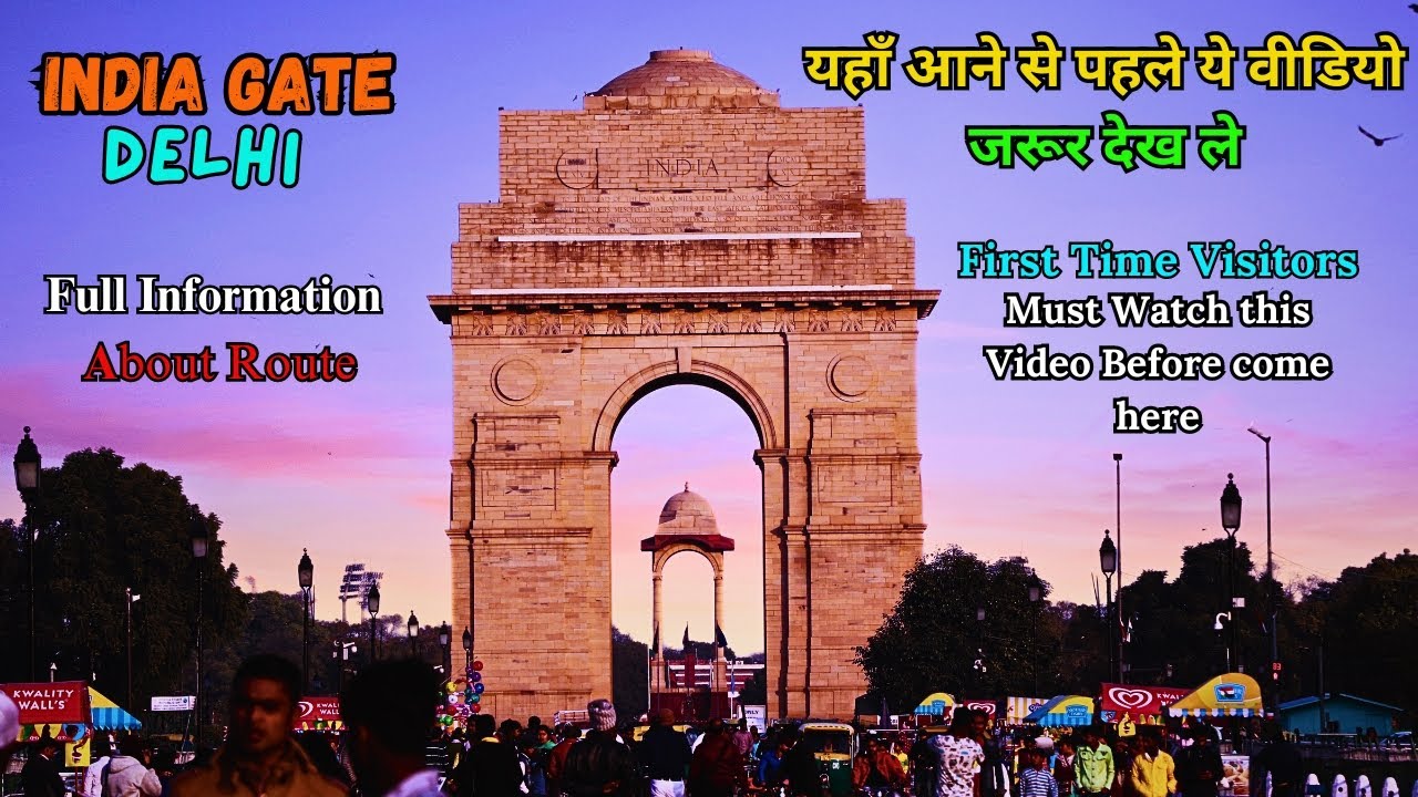 India Gate Delhi| Exploring Delhi's Iconic INDIA GATE | MUST watch ...