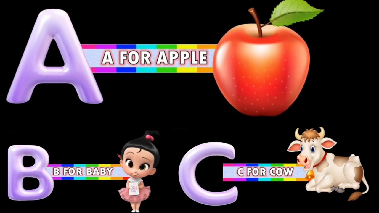 A for apple b for baby | Abc phonics sounds for kids | a for apple for ...