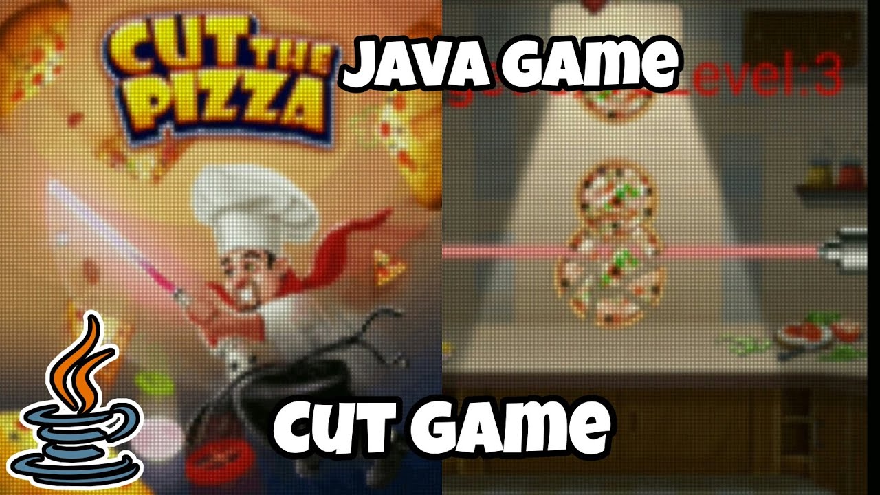 CUT THE PIZZA JAVA GAME 128X128 2017 FROM MOBI2FUN PLAYTHROUGH GAME ...