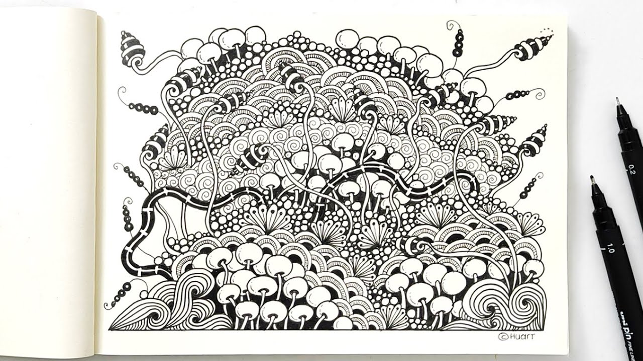 Zentangle art | zentangle patterns | zendala | how to draw zentangle ...