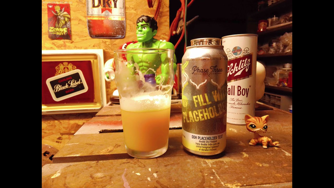 Placeholder Text - DDH DIPA - Phase Three Brewing - 7.8% - YouTube