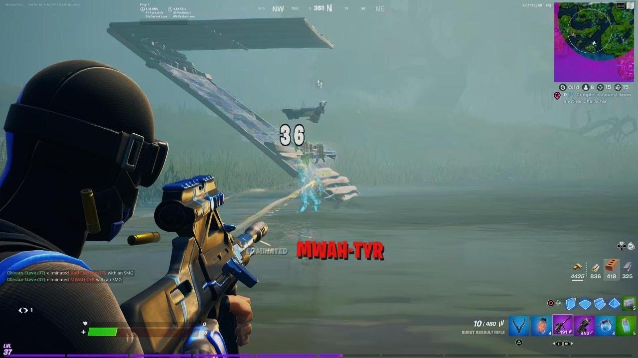 Fortnite C2S8 Holly Hedges to Sludgy Swamp - YouTube