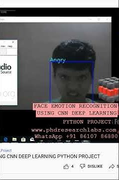 FACE EMOTION RECOGNITION USING CNN DEEP LEARNING PYTHON PROJECT - YouTube