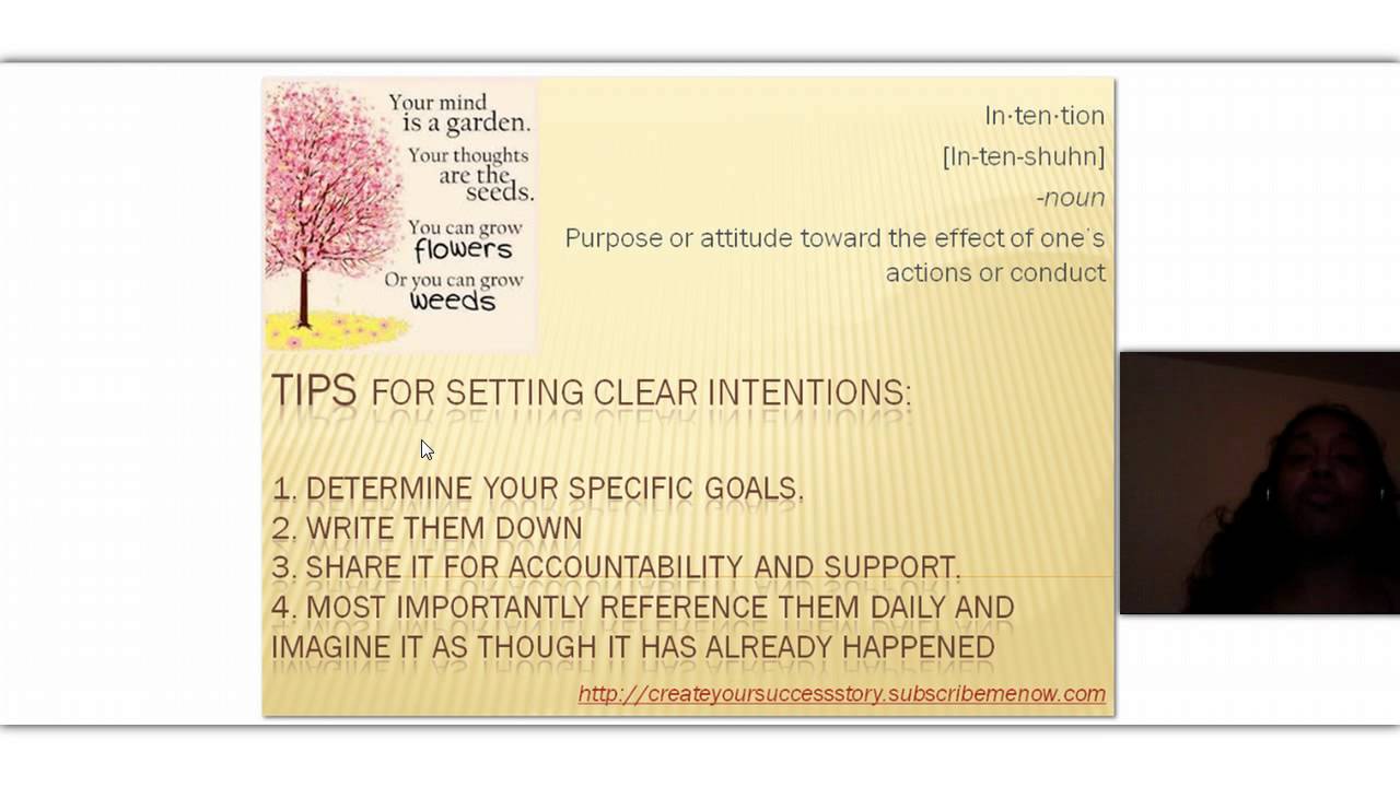Setting Clear Intentions For Your Business - YouTube