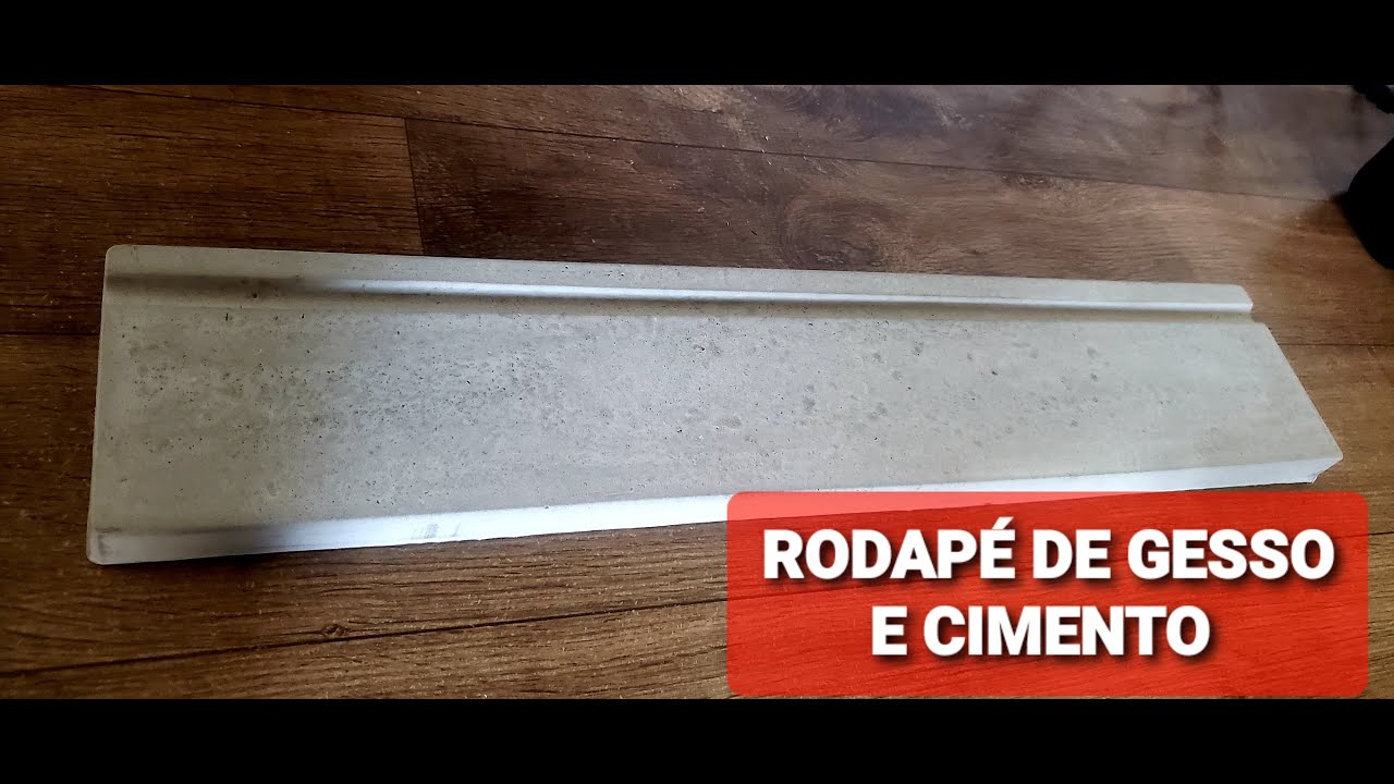 FAÇA O RODAPÉ DE MANEIRA SIMPLES, RÁPIDA E BARATO COM APENAS GESSO E ...