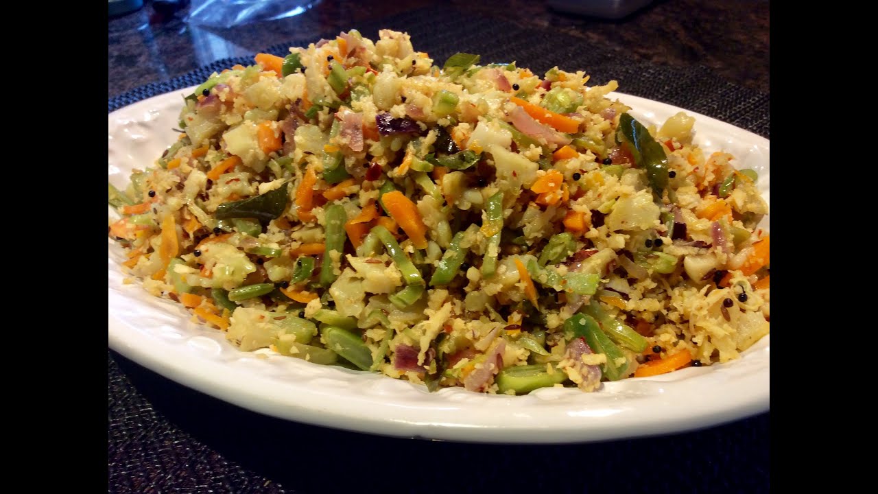 PavakkaThoran |Mixed Vegetable Thoran| പാവയ്ക്കാ തോരൻ കയ്പ്പില്ലാത്ത ...