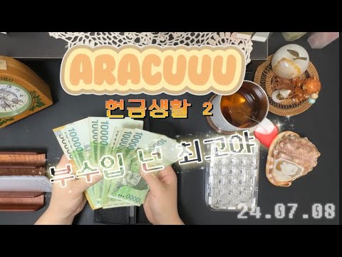 [현금생활] 24년 7월 첫째주 정산 & 2째주 예산 짜기! 과연 현린이의 결과는!!!