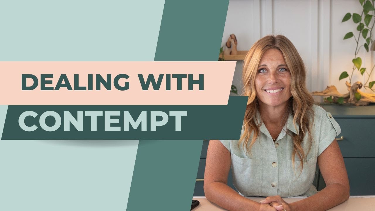 Dealing with Contempt in Marriage - YouTube
