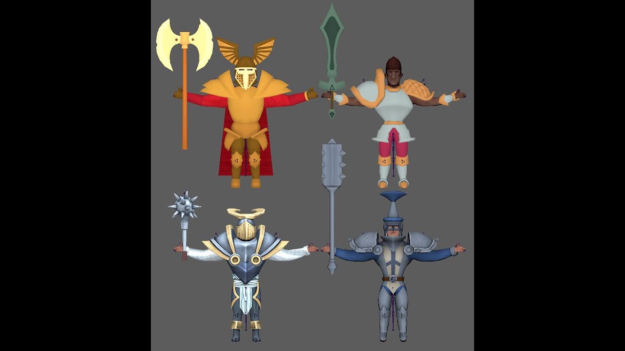 Knight all animation - YouTube