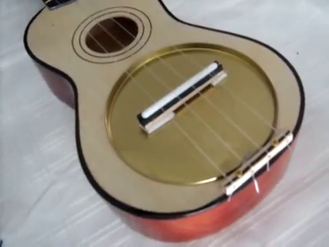 How to make a homemade resonator ukulele under $20 (part 6) - YouTube
