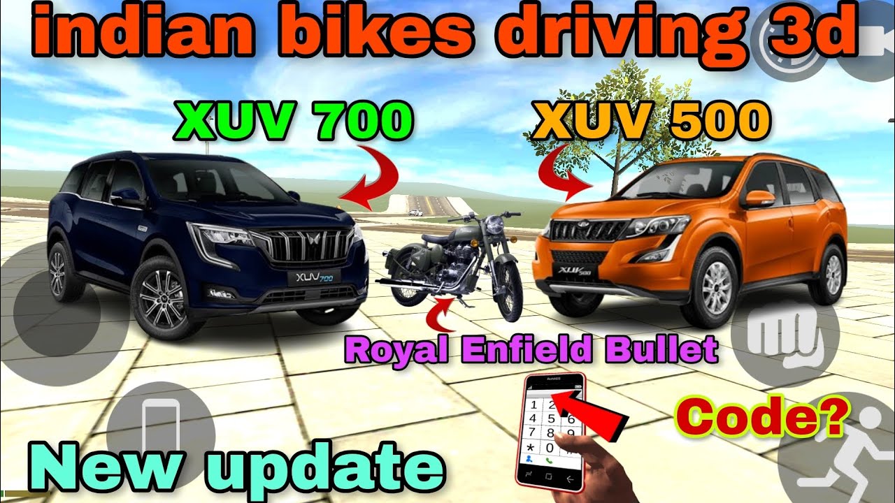 xuv500 xuv700 cheat code indian bikes driving 3d| new update indian ...