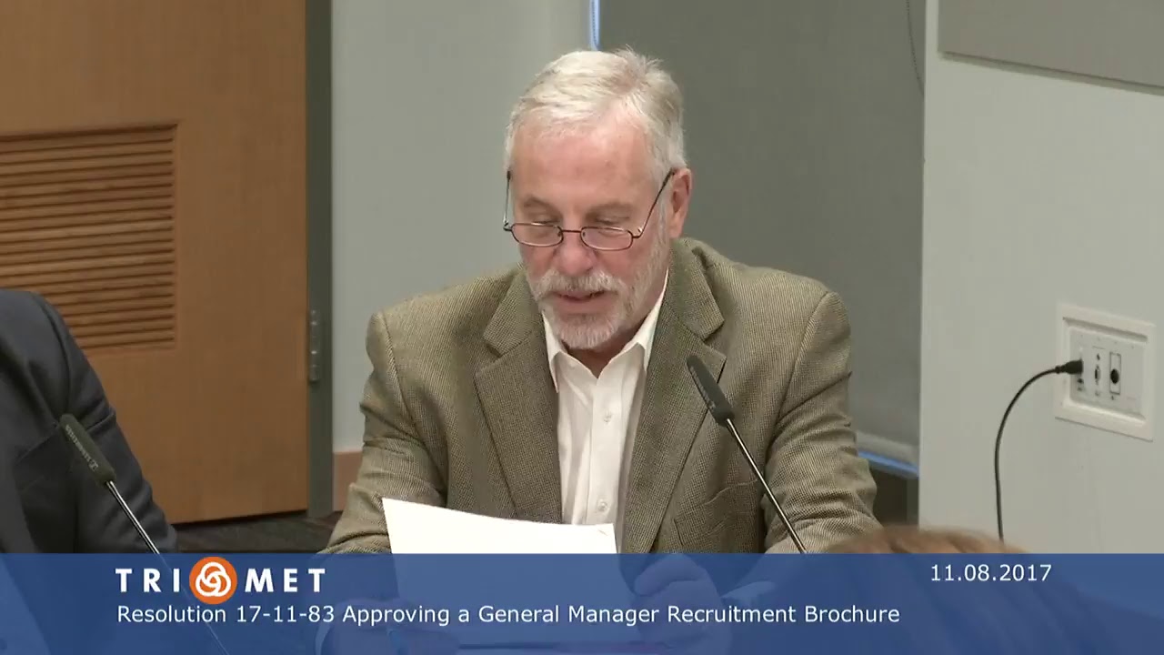 TriMet Board of Directors Retreat 11-8-17 - YouTube